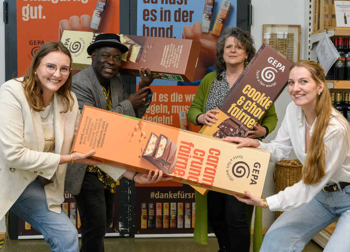 Sichtbar für Gerechtigkeit #dankefürsriegeln | GEPA: GEPA