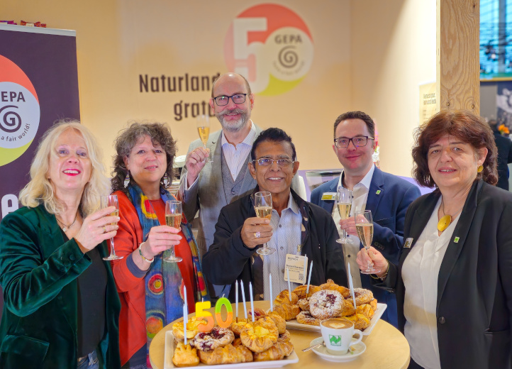 Wir feiern 50 Jahre GEPA auf der BIOFACH | GEPA: GEPA